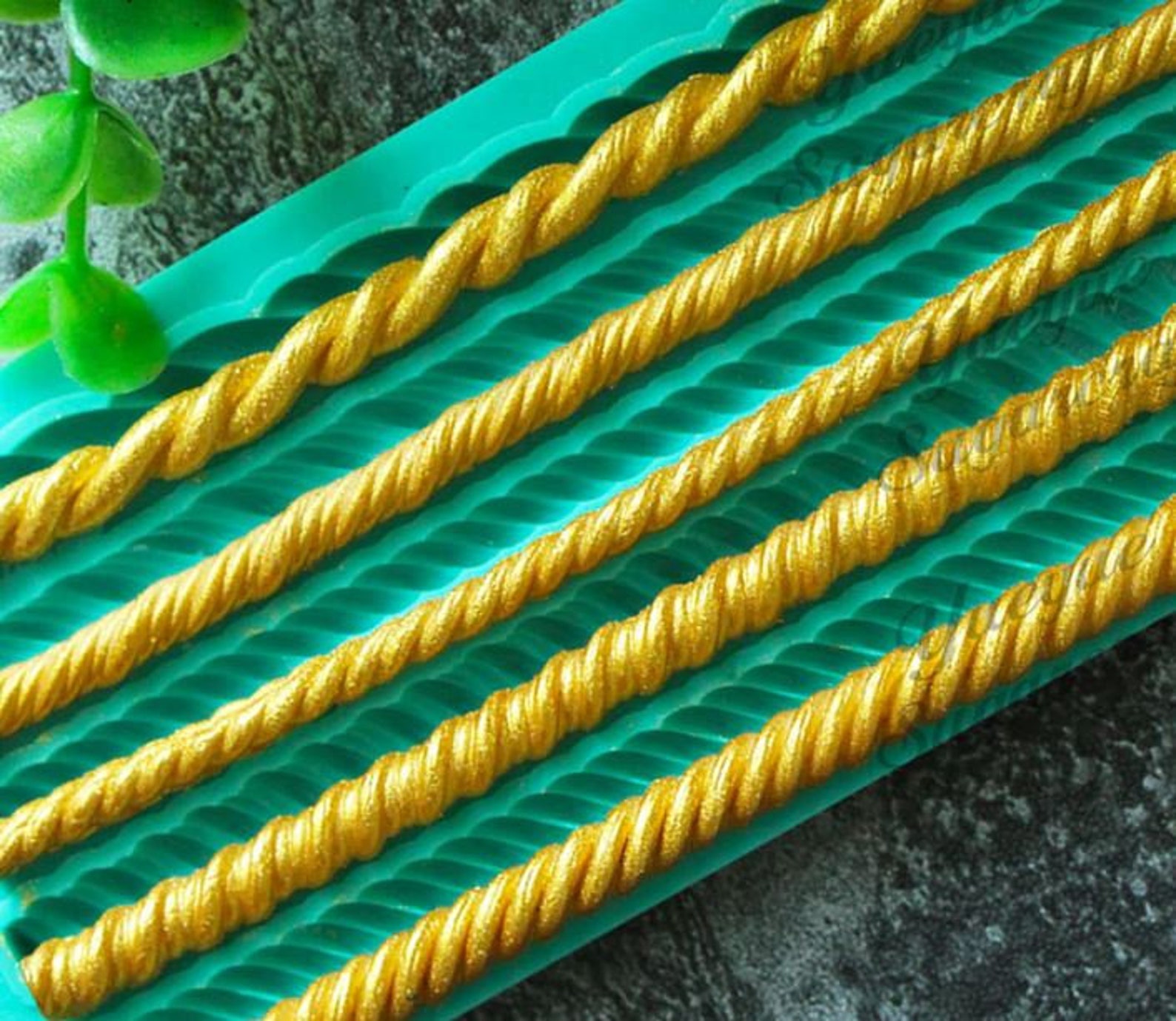 Rope Decorative Silicone Mold Plaster Silicone Mold Cake - Etsy