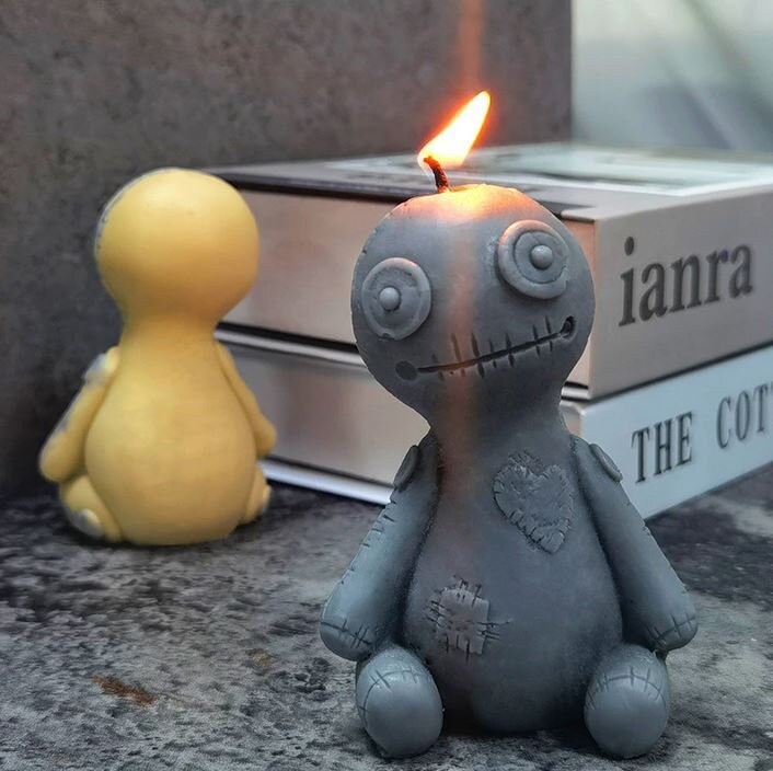 3D Horrible Doll Silicone Mold Scary Doll Mold Candle - Etsy