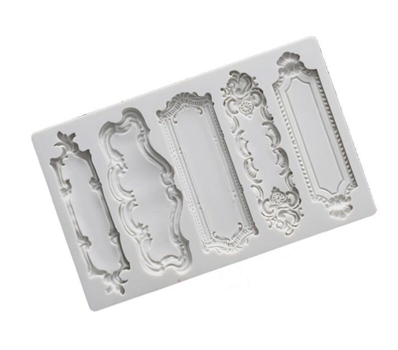Frame Border Decorative Silicone Mold Plaster Silicone Mold - Etsy
