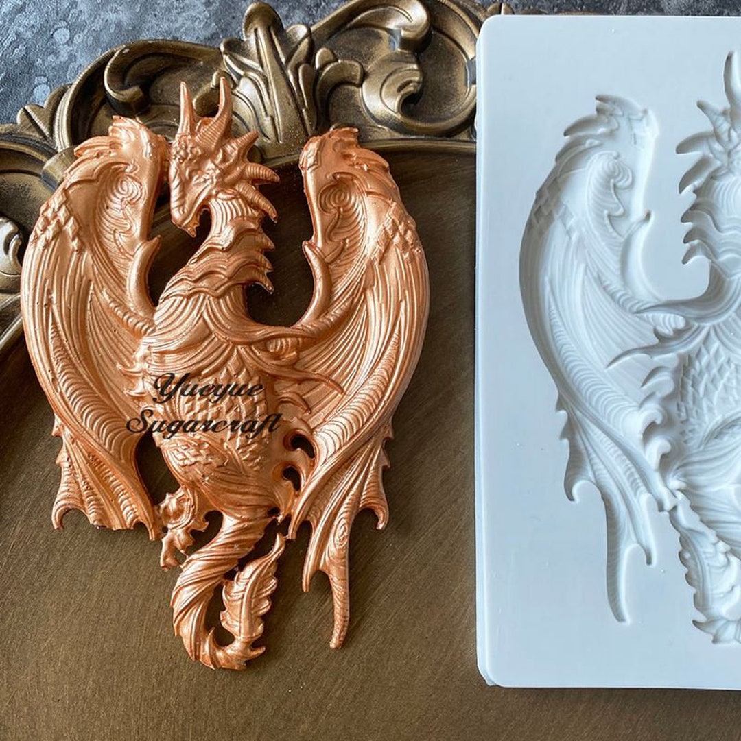 Dragon Border Decorative Silicone Mold Plaster Silicone Mold - Etsy