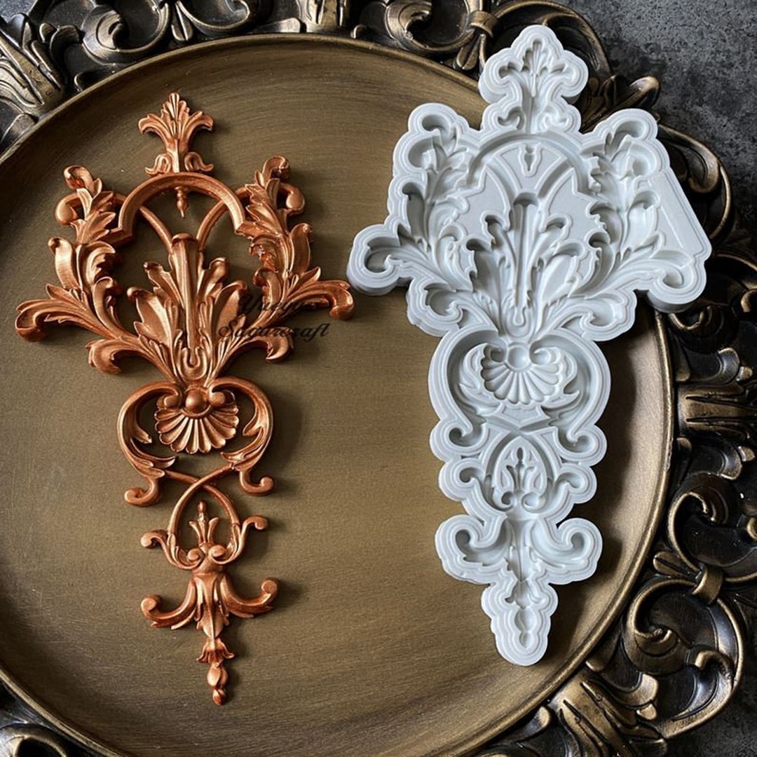 Relief Frame Decorative Silicone Mold, Plaster Silicone Mold, Cake Mold ...