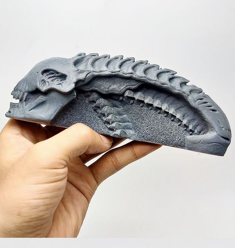 3D Alien Monster Skull Silicone Mold Candle Plaster Silicone - Etsy