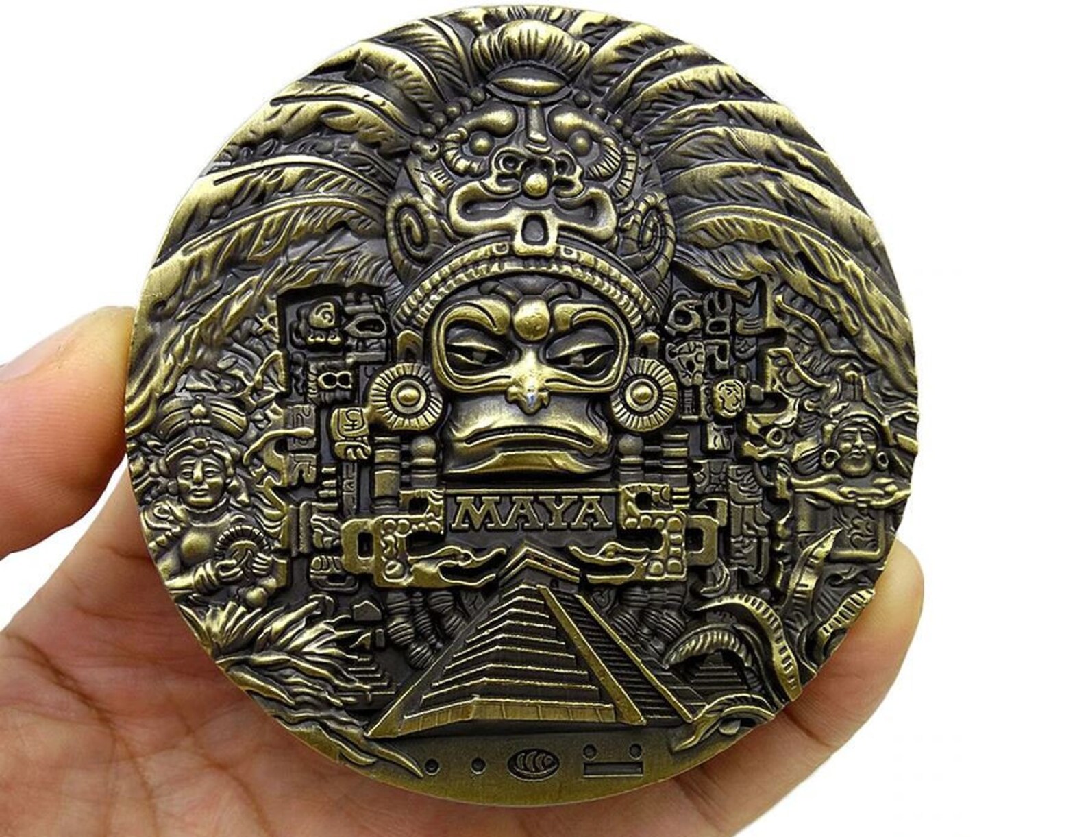 Maya Coin Silicone Mold Candle Plaster Silicone Mold Cake | Etsy