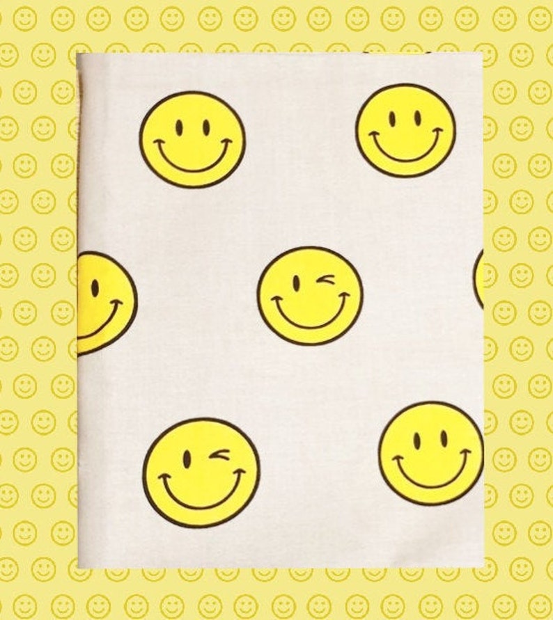 Smile Fabric Smile Happy Face Fabric Poster Emoji Fabric - Etsy