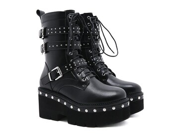 Emo Platform Boots - Etsy