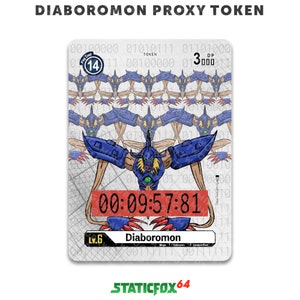 Diaboromon Token Digimon Card Game 5 Pack - Etsy