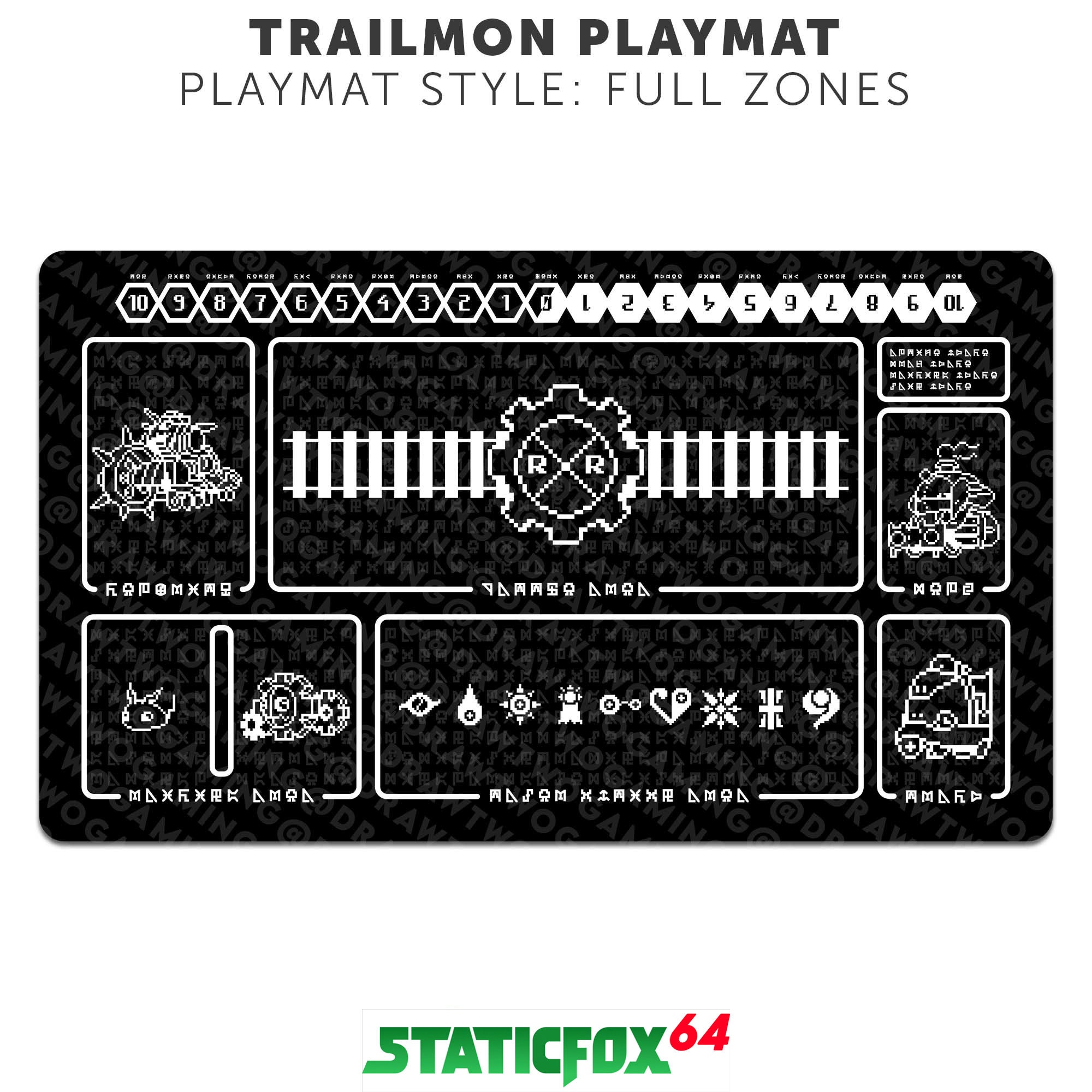 Trailmon Digimon Card Game Pixel Art Tamers TCG Playmat - Etsy Australia