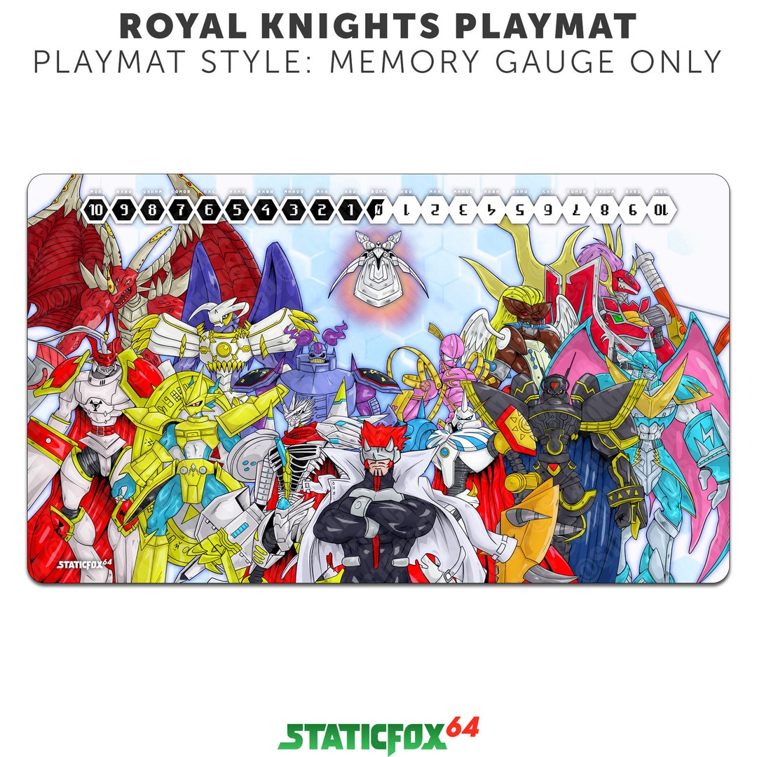 Royal Knights Digimon TCG Playmat - Etsy