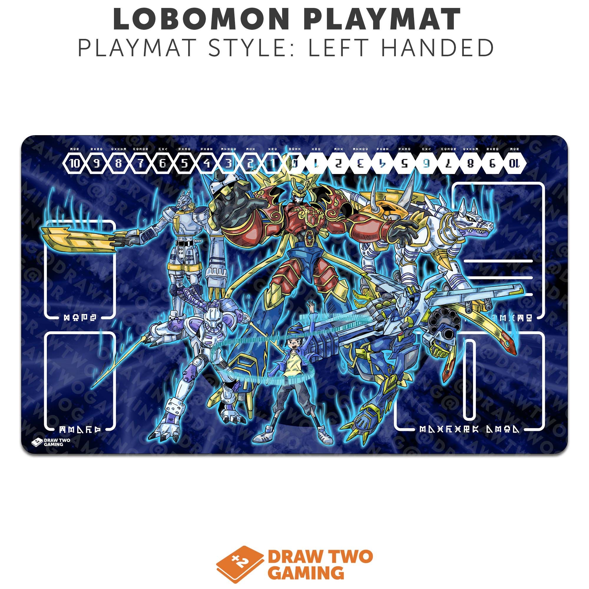 Lobomon Evolution Frontier Digimon Card Game Playmat - Etsy Ireland