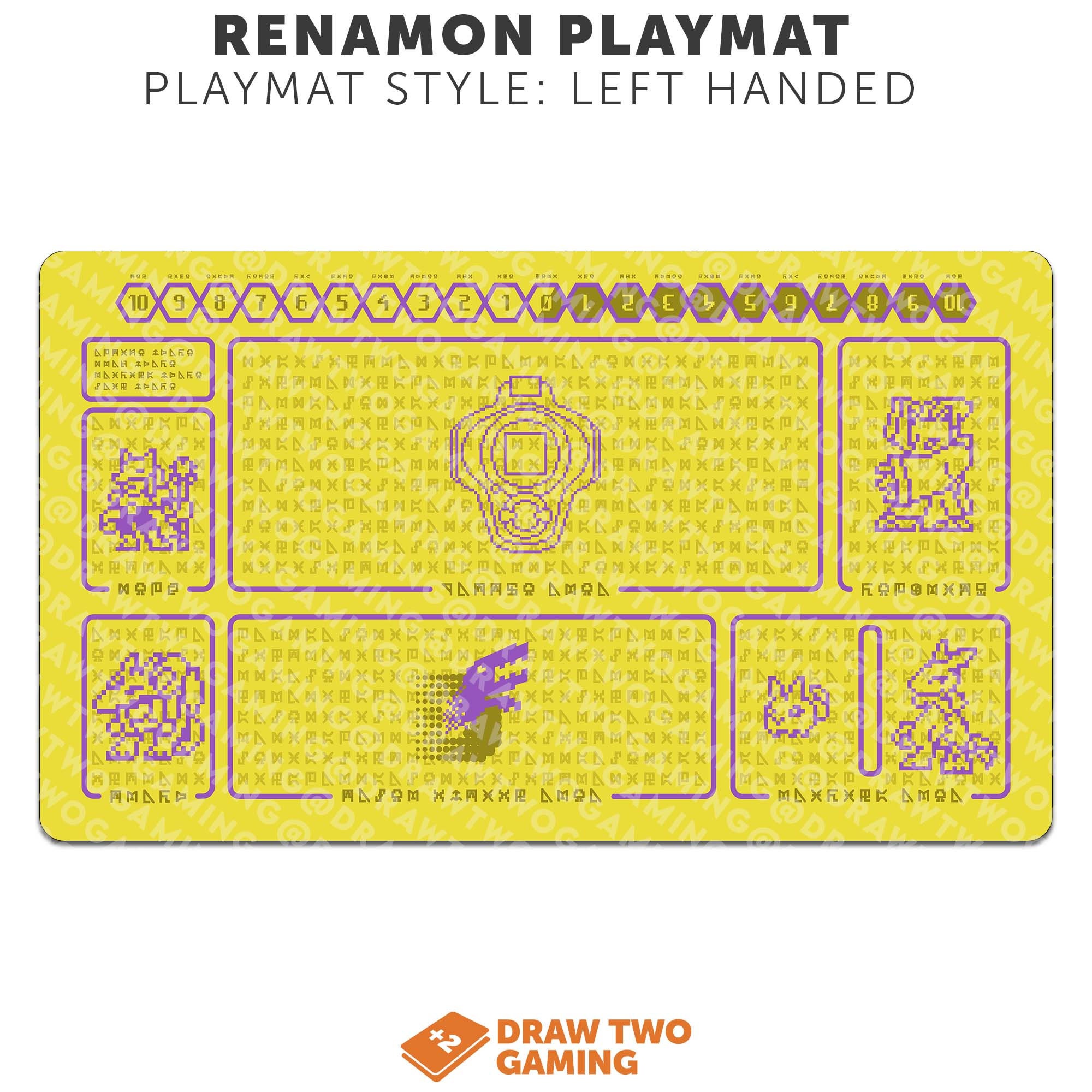 Renamon Digimon Card Game Pixel Art Tamers TCG Playmat - Etsy UK