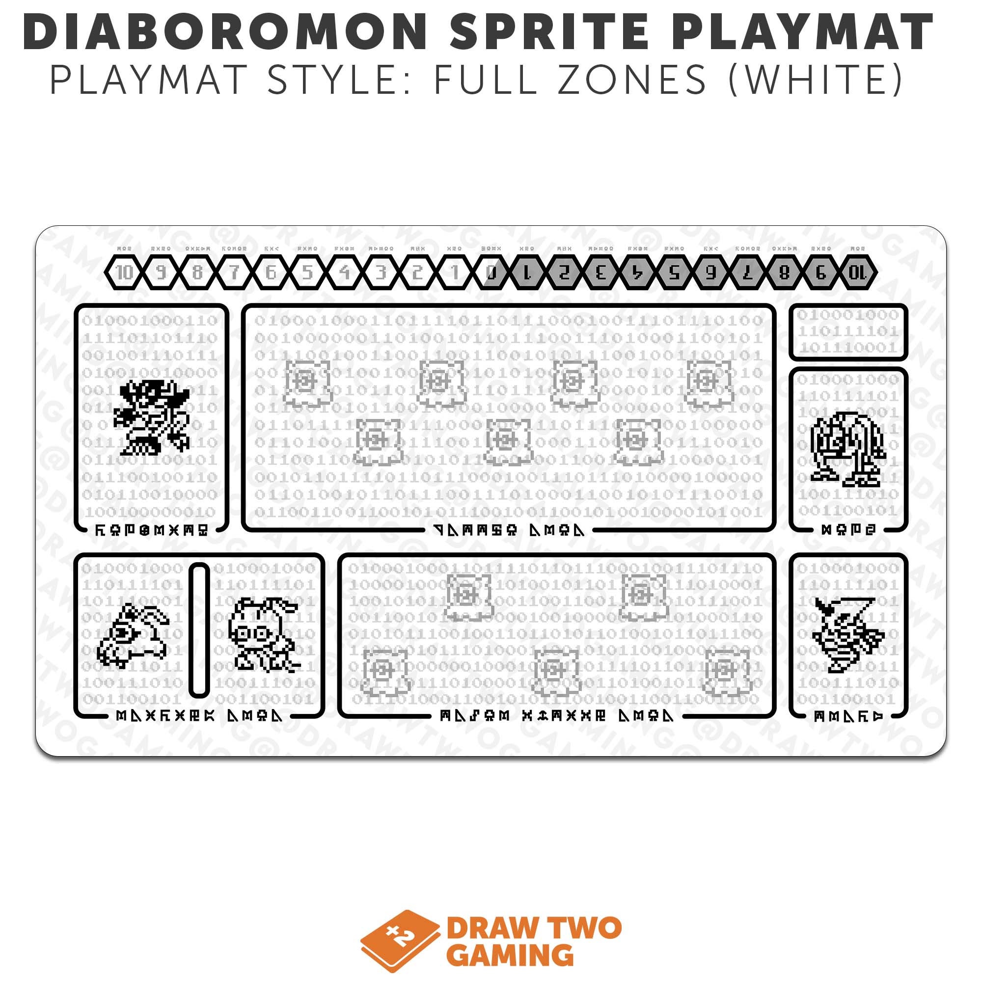 Diaboromon Sprite Digimon Card Game TCG Playmat - Etsy Hong Kong