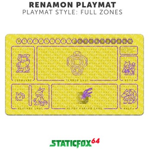 Digimon Card Game Pixel Art Tamers TCG Playmats - Etsy Australia