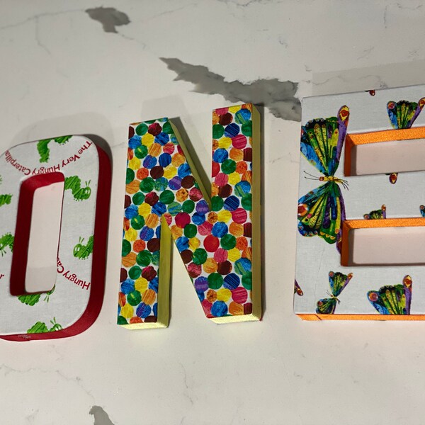 Hungry Caterpillar Letters - Etsy