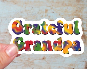 Grateful Grandpa Sticker - Etsy