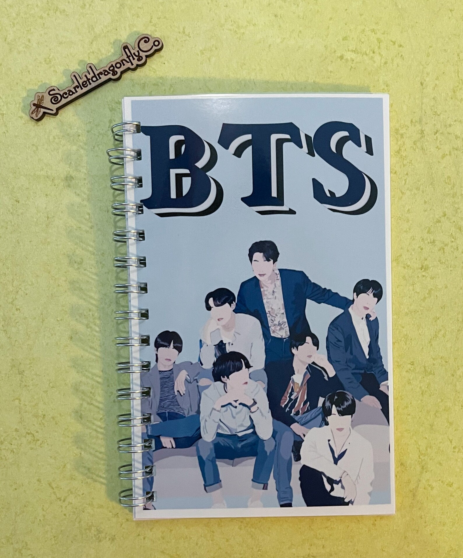 BTS Notebook BTS Spiral Journal BTS Journal Journal Kpop - Etsy