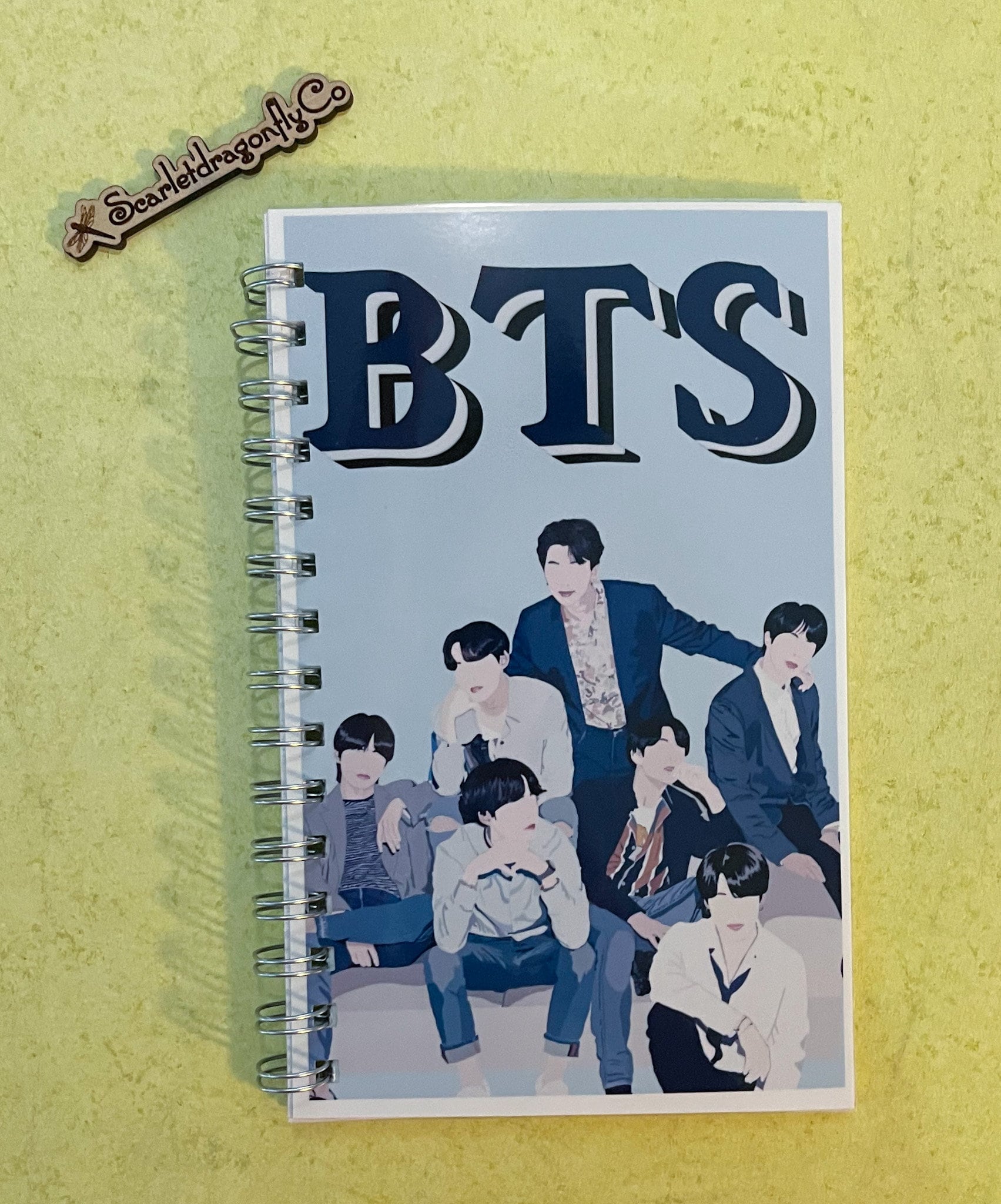 BTS Notebook BTS Spiral Journal BTS Journal Journal Kpop - Etsy
