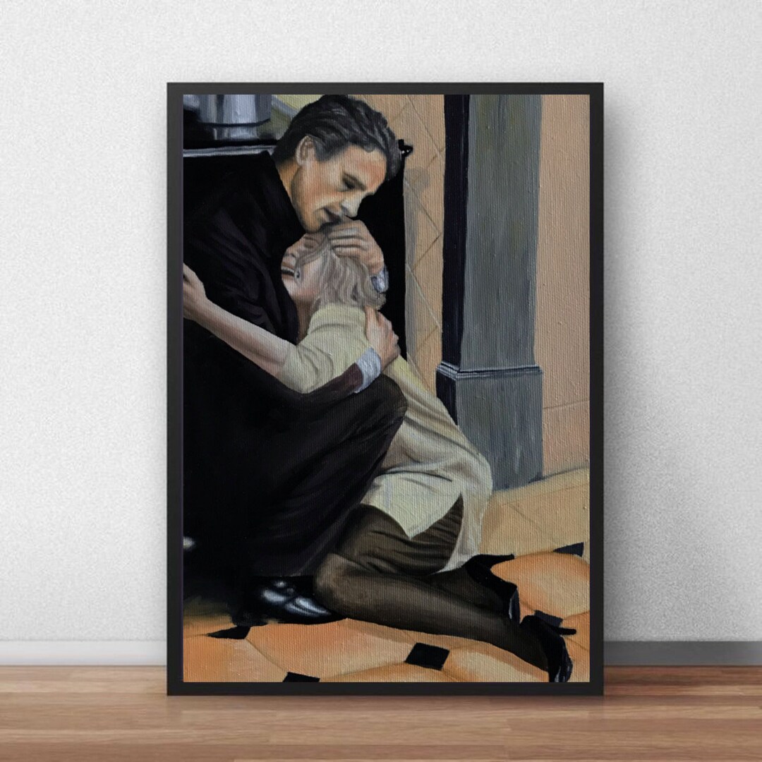 The Damaged Original Oil Painting on Canvas Couple - Etsy