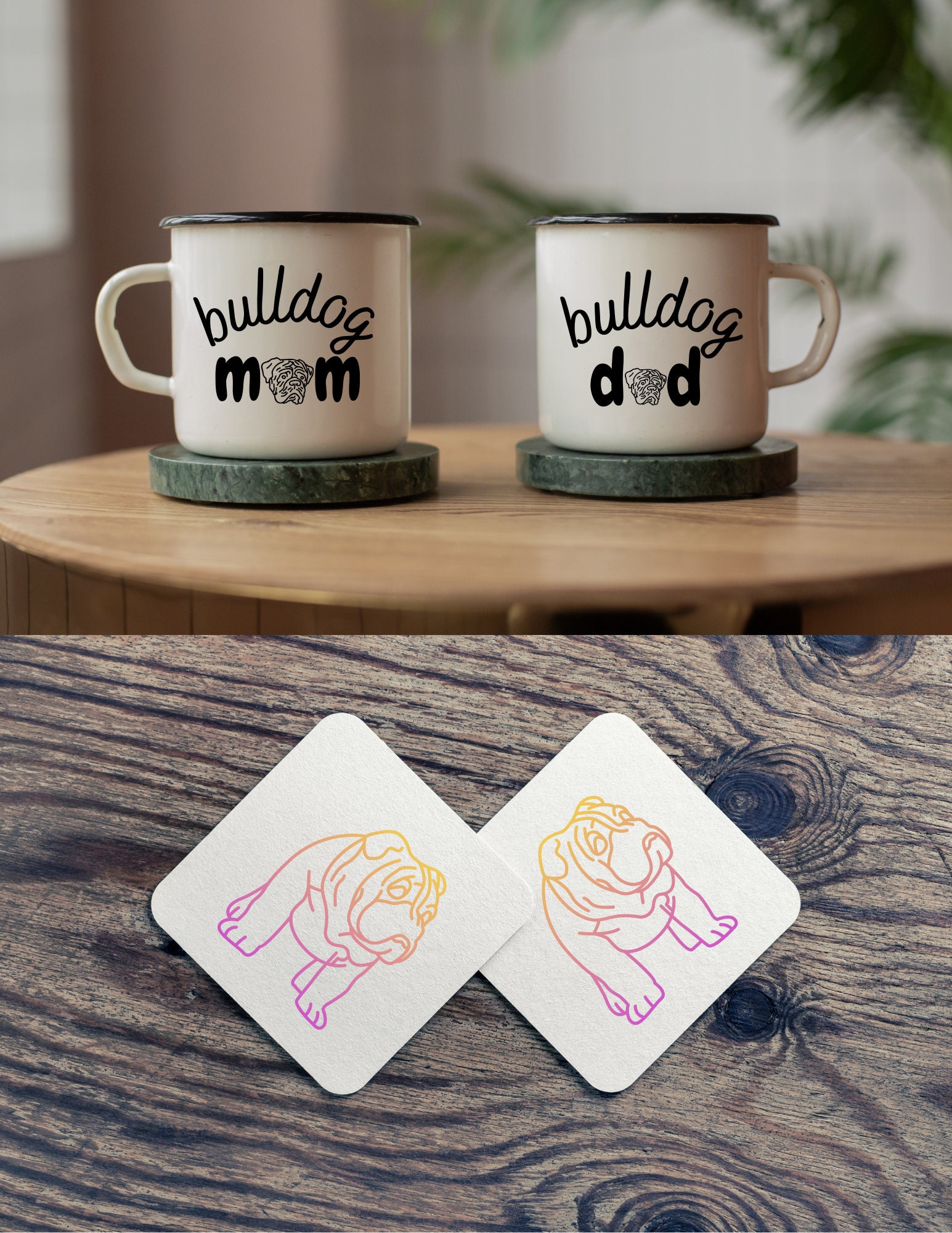 Bulldog SVG Bundle for Cutting Machines Svg Files Clipart - Etsy