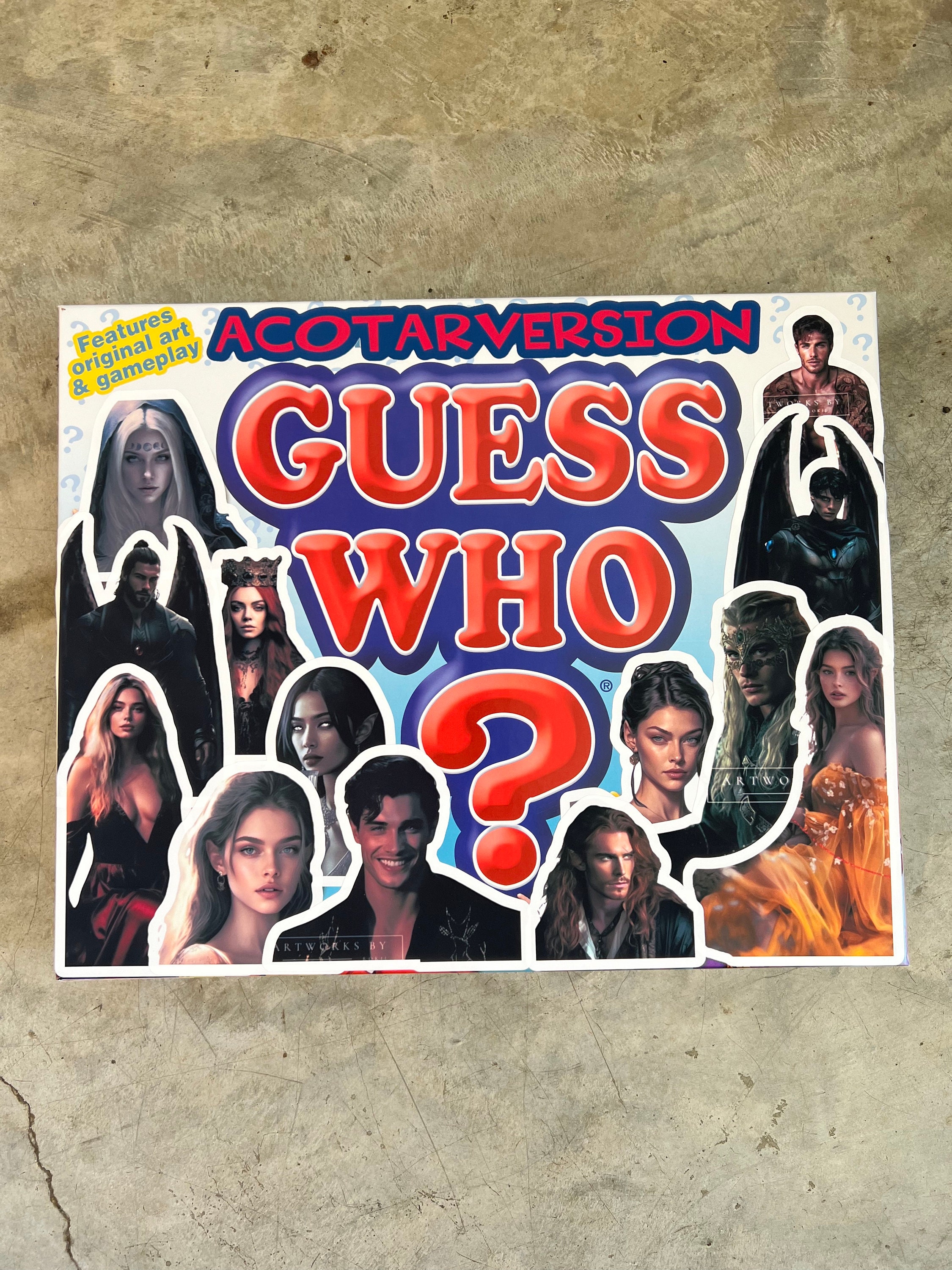 ACOTAR Guess Who Game, ACOTAR Gifts, Book Lover Gifts, a Court of ...