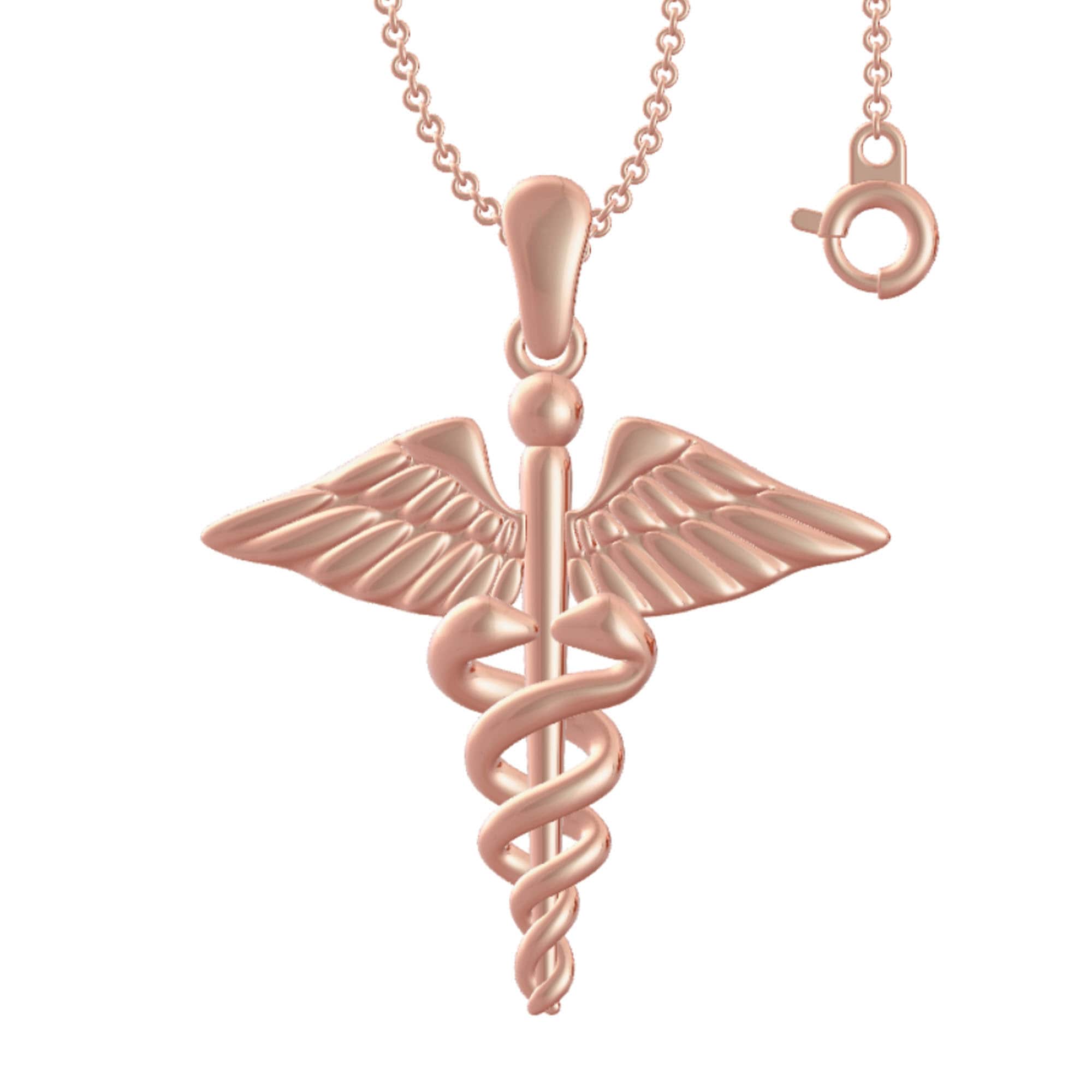 Medical Symbol Necklace Caduceus Medical Jewelry-medical Gift for ...