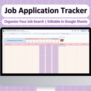 CUTE & SIMPLE Job Application Tracker, Applicant Tracking Tool, Job ...