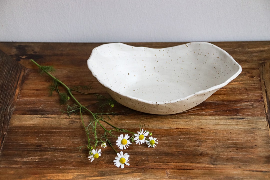 Ceramic Bowl PUR, Oval, Soup Bowl, Stoneware Ceramic, 24 X 12.5 Cm, 400 ...