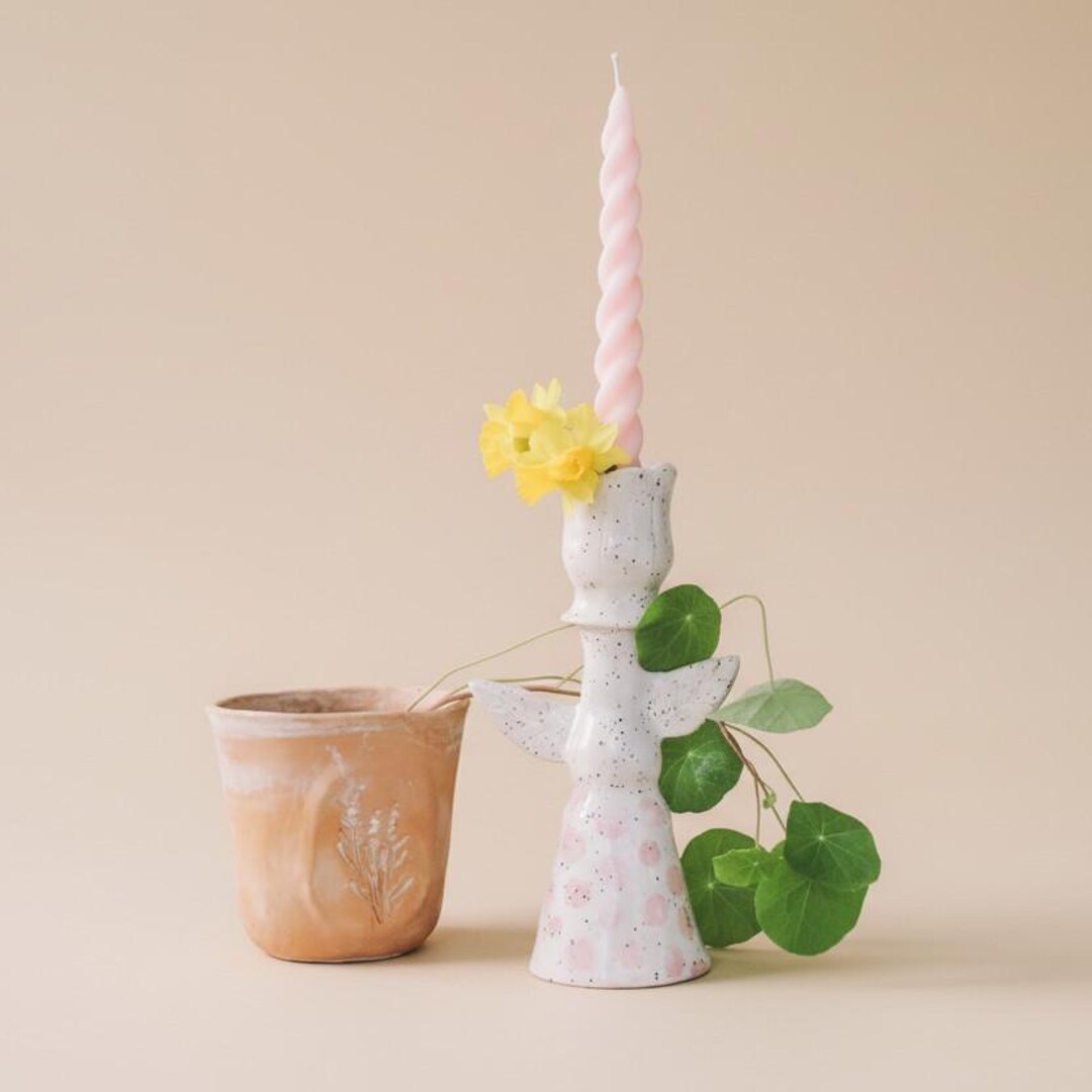 Spring Blossom Candle Holder - Etsy