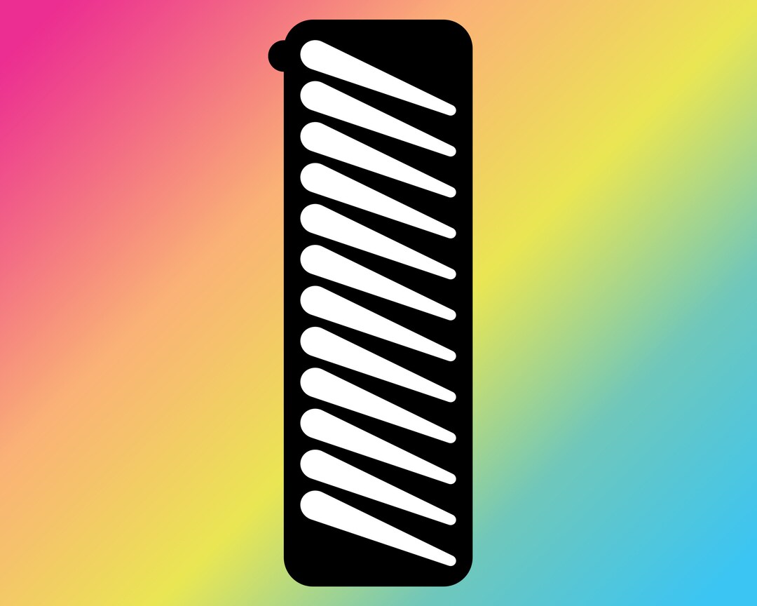 12 Pan Diagonal Finger Swipe Makeup Swatch Stencil - Etsy