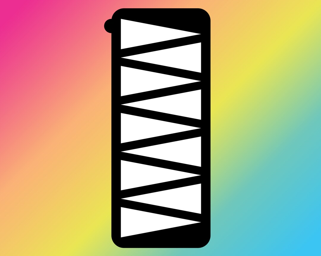 9 Pan Triangle Makeup Swatch Stencil Sticker - Etsy