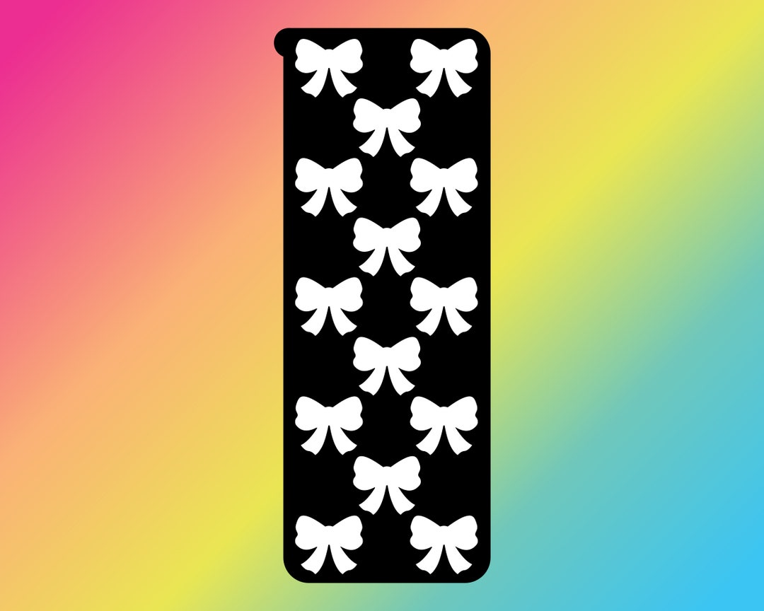 14 Pan Bow / Bows Makeup Swatch Stencil. Great Gift for the Beauty Guru ...
