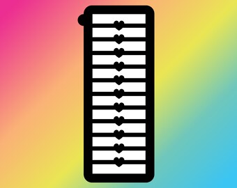 15 Pan Lips Makeup Swatch Stencil Sticker - Etsy Canada