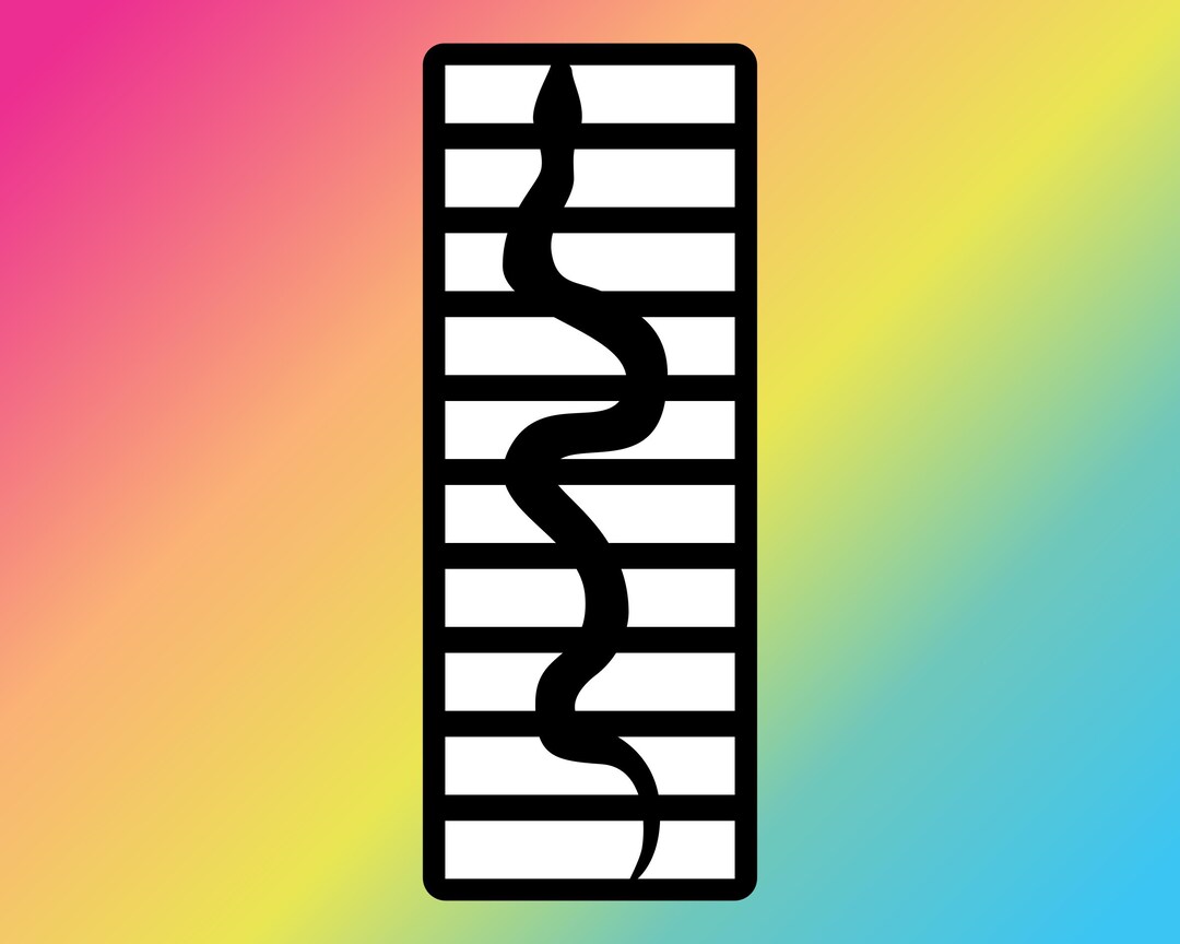 10 or 20 Pan Snake Makeup Swatch Stencil Sticker - Etsy