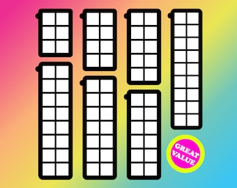 15 Pan Lips Makeup Swatch Stencil Sticker - Etsy Canada