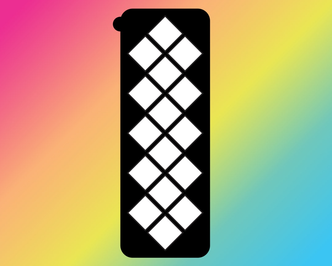 16 Pan Diamond Swatch Stencil - Etsy