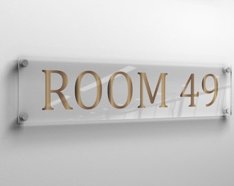Door Number Wooden Sign. Hotel Signage. Company Signage. Room - Etsy