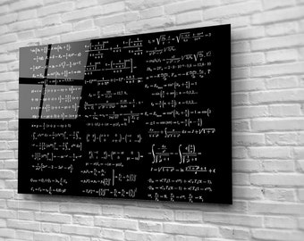 Math Wall Decal Mathematics Vinyl Wall Art for School math - Etsy