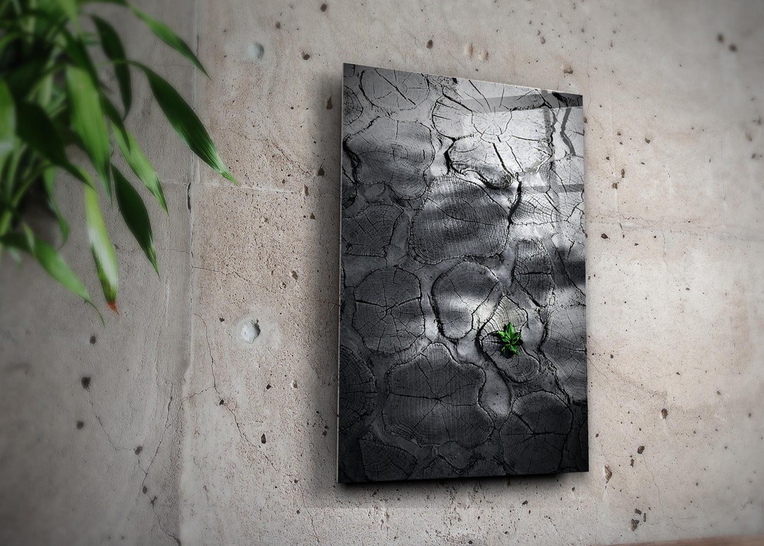 Woodcut Wall Art Tree Cross Section Print Scandinavian Living - Etsy