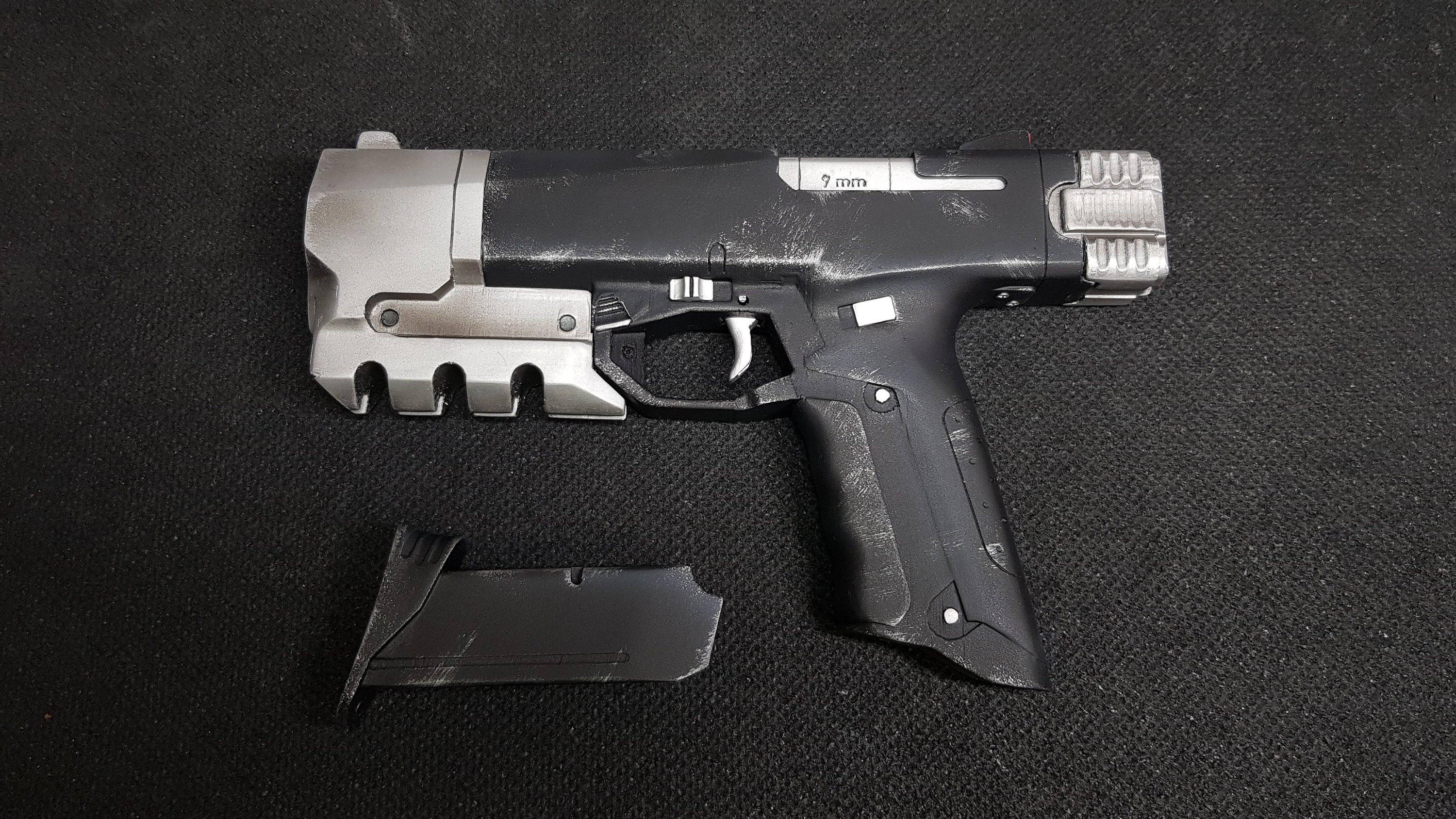 3d Model Militech M-10AF Lexington Pistol From Cyberpunk 2077 | Etsy