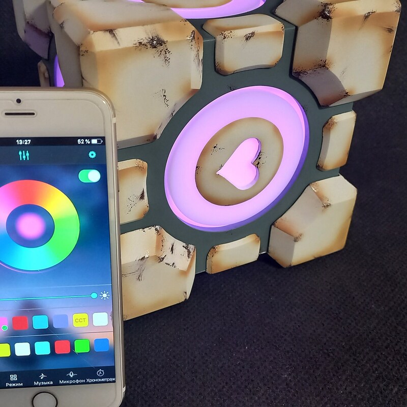 Companion Cube - Etsy