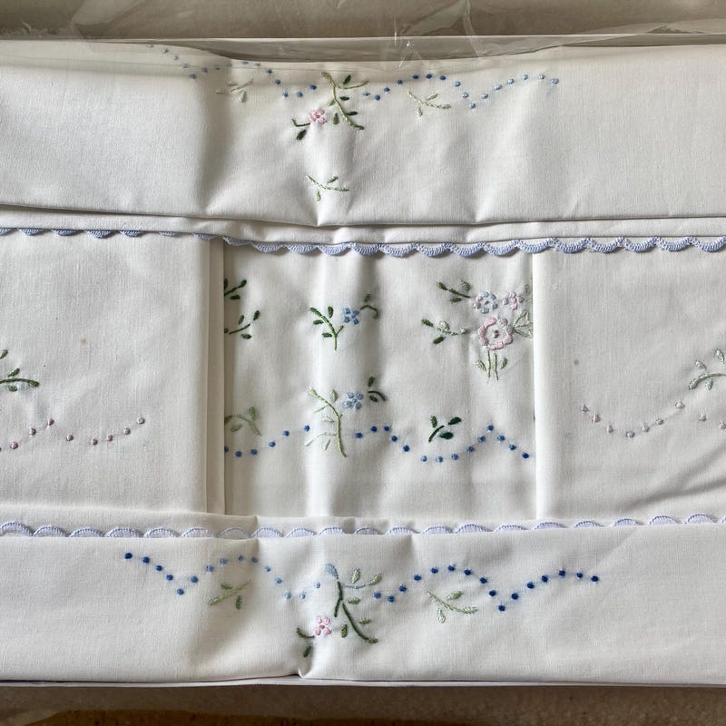 Embroidered Sheets - Etsy Australia