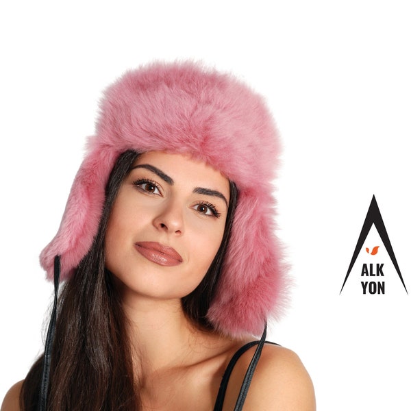 Pink Ushanka - Etsy