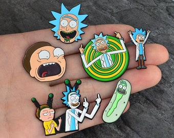 Rick and Morty Pin | Etsy