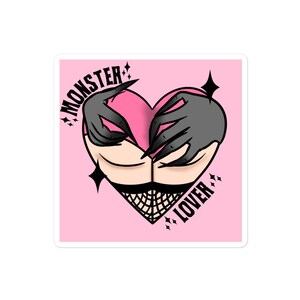 Monster Lover Sticker | Monster Romance Sticker | Kindle Sticker ...