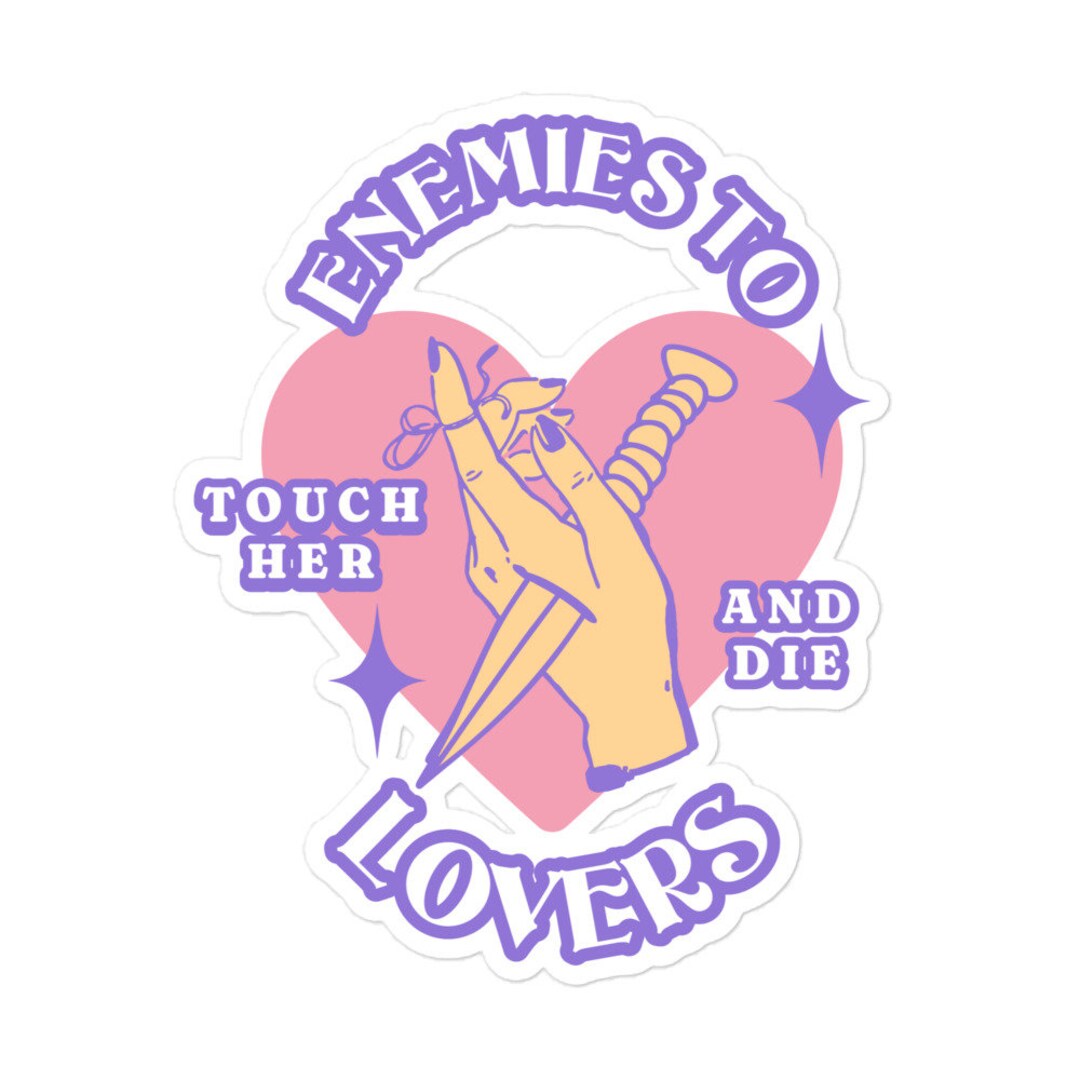 Enemies to Lovers Sticker | Kindle Romance Sticker | Bookish Sticker ...