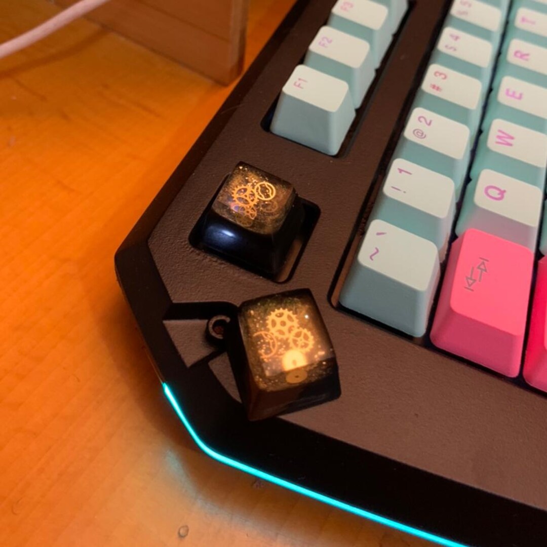 Metal Punk Style Gear Design Resin Keycaps for Cherry Mx Switch ...