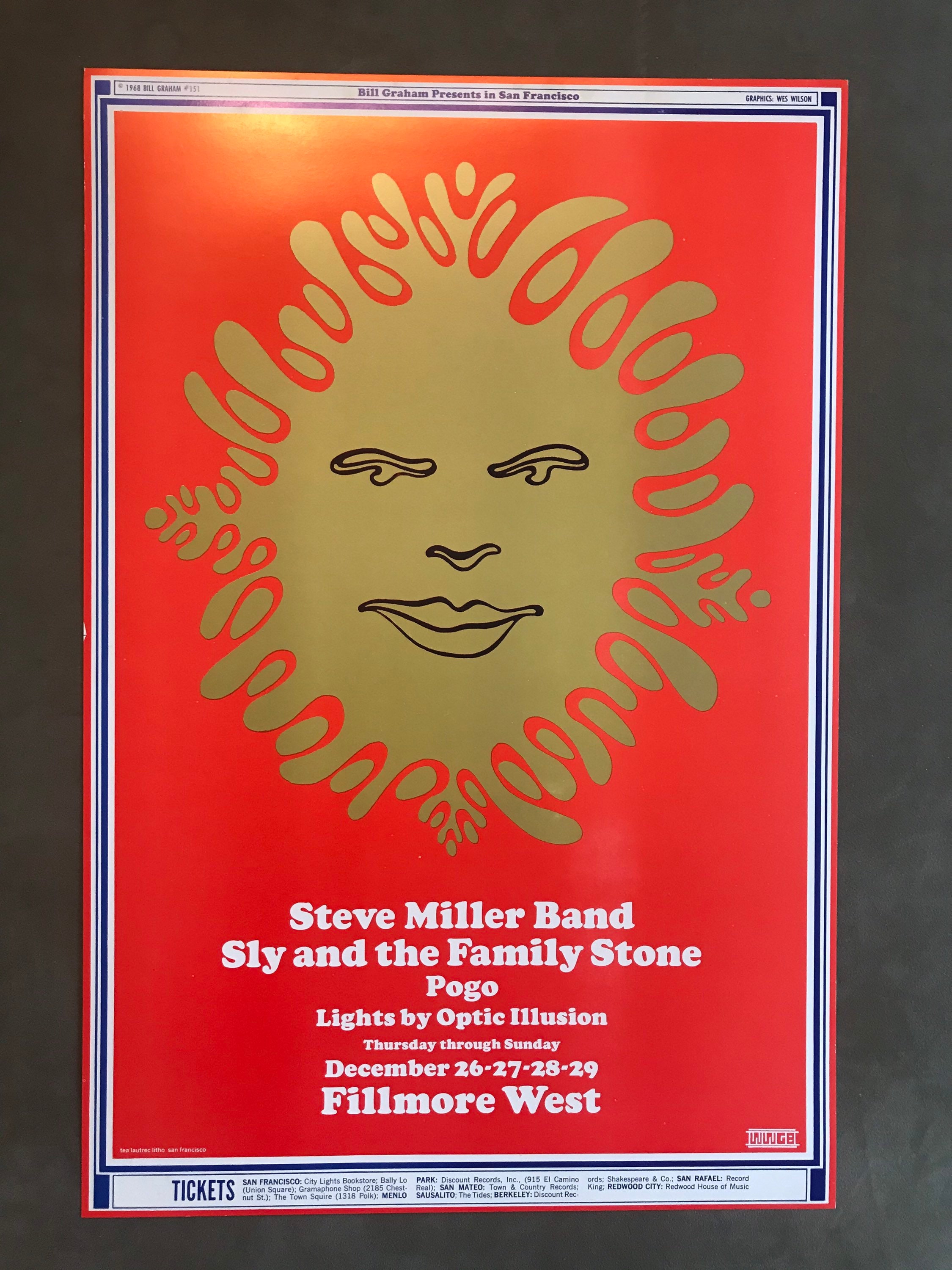 Steve Miller Band Poster - Etsy