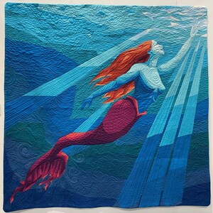 Reaching - the Mermaid Quilt - Foundation Paper Piecing Pattern - Etsy