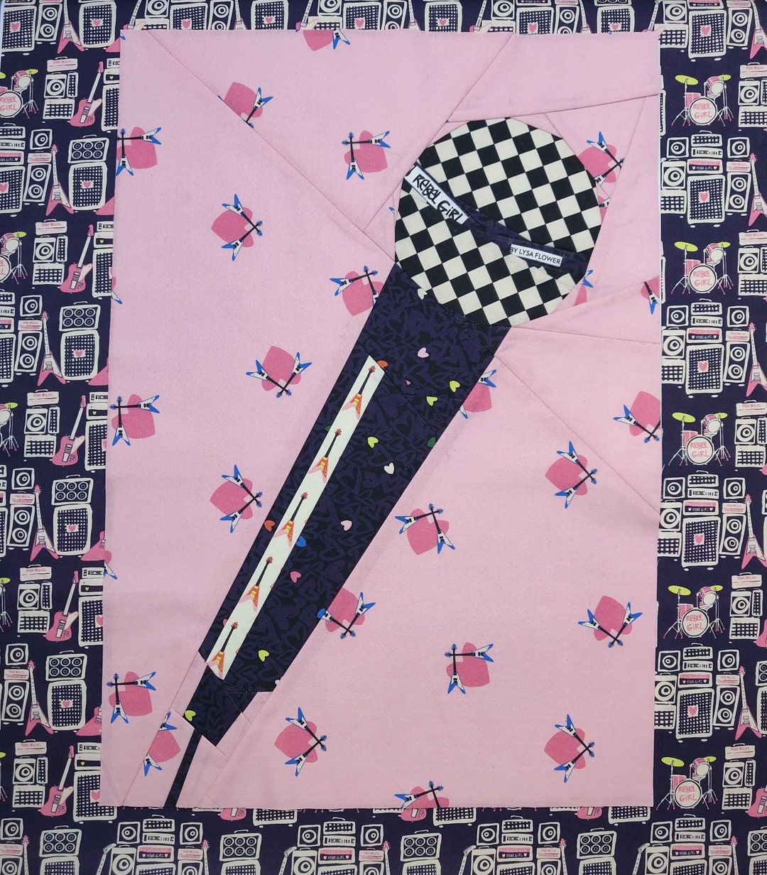 Mic Block - 2 Sizes - Foundation Paper Piecing Pattern - Etsy