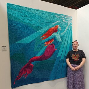 Reaching - the Mermaid Quilt - Foundation Paper Piecing Pattern - Etsy