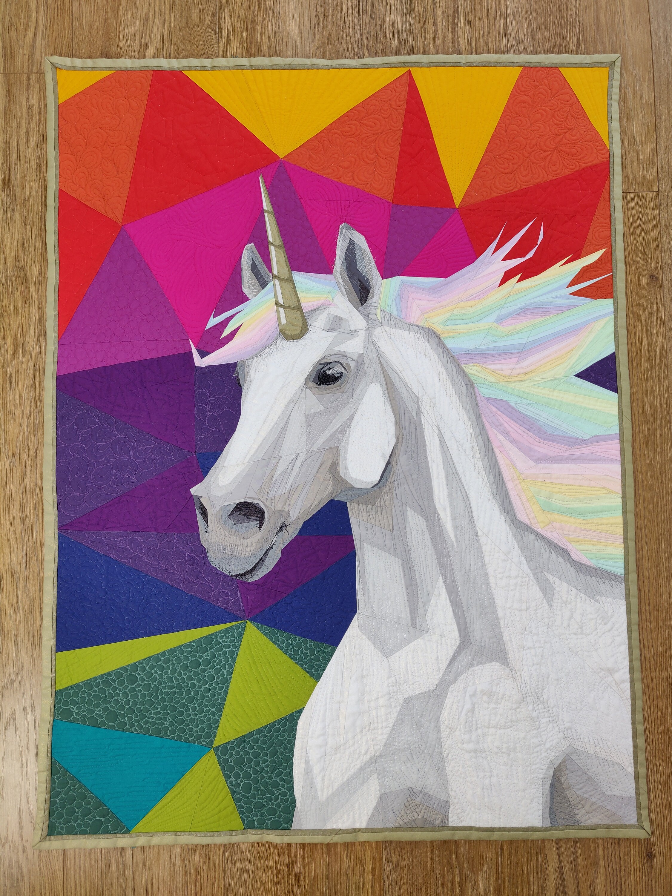 Unicorn Quilt Pattern: Foundation Paper Piecing (PDF Download) - Etsy
